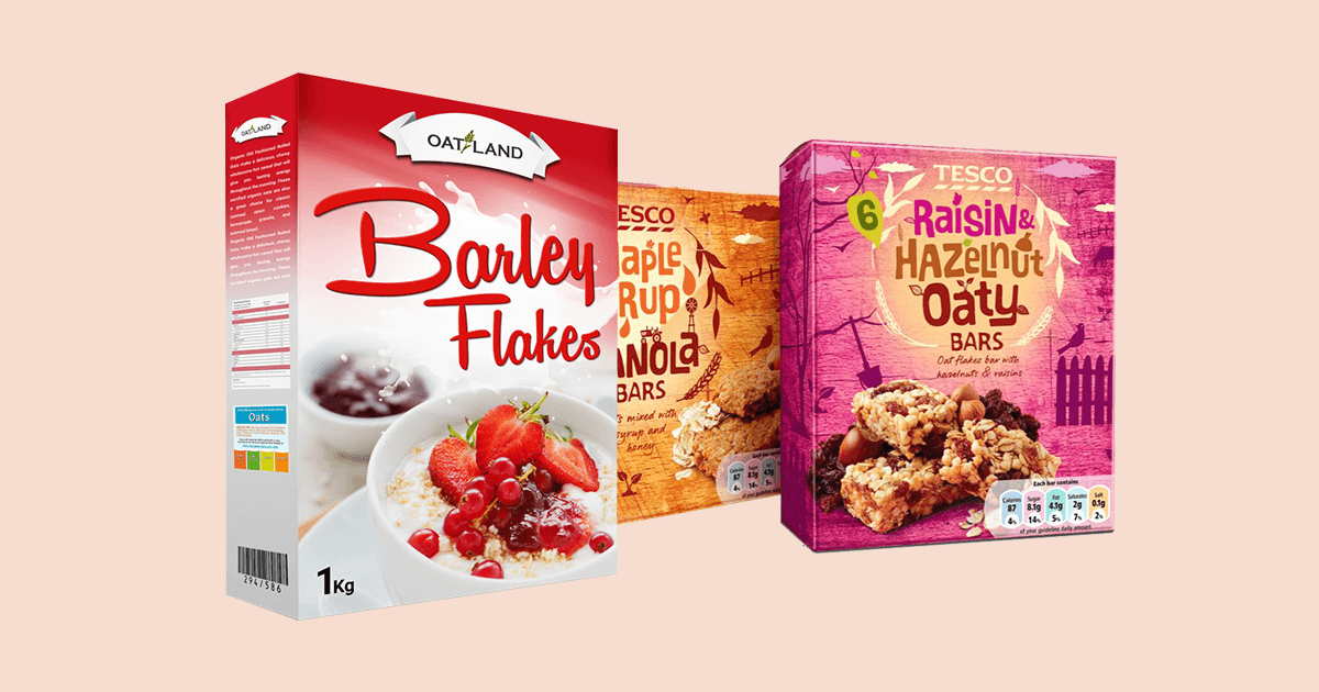 Custom Printed Oat Flakes Packaging Boxes — AnyCustomBox